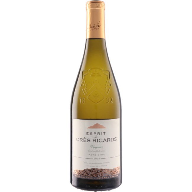 熟した白桃やアプリコット、スパイス、バニラ等、エキゾチックで華やかなアロマ。いきいきとした果実味と伸びやかの酸のバランスが良い、上質なヴィオニエ。土壌：粘土石灰質土壌ステンレスタンク（MLF30％） オーク樽4カ月の後ステンレスタンク1カ月...