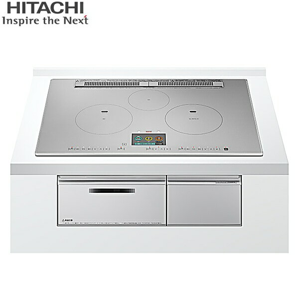 日立 [HITACHI] ビルトインIHクッキングヒーター HT-N2000STWF(S) N2000Tシリーズ 設置タイプ: ビルトイン3口IH ヒーター: 3口IH オールメタル対応 トッププレート幅: 75cm カラー: プレミアムシ...