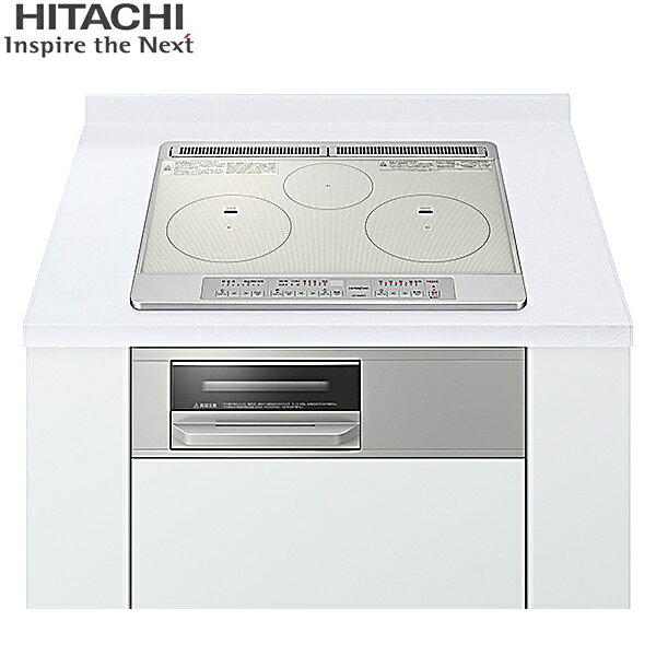 日立 [HITACHI] ビルトインIHクッキングヒーター HT-N60ST(S) N6Tシリーズ 設置タイプ: ビルトイン3口IH ヒーター: 3口IH 鉄・ステンレス対応 トッププレート幅: 60cm カラー: シルバー 電源: 単相2...