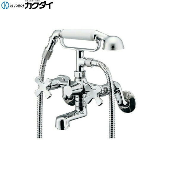 カクダイ[KAKUDAI]2ハンドルシャワー混合栓 133-505 上部：0171R(湯水共通)KAKUDAI 133 505