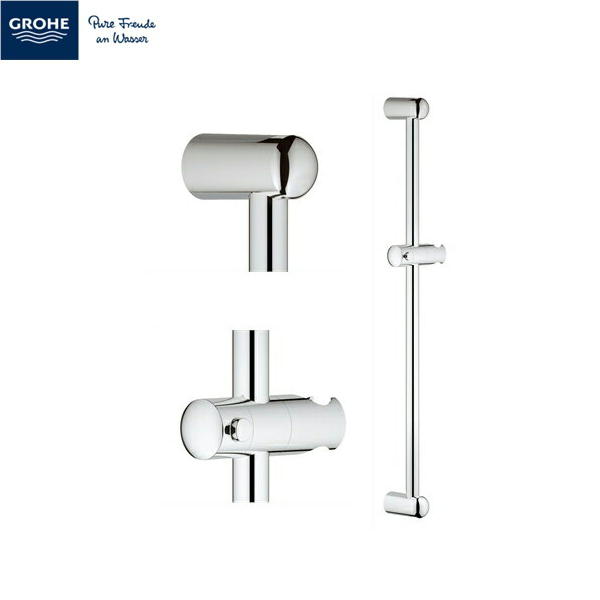 お届けはメーカー直送便となります。ご購入前に必ず、メーカー直送便Bの詳細をご確認下さい。 グローエ[GROHE]ウォールバー620mm 2752300J 角度可変シャワーホルダー付 クロームGROHE 2752300J