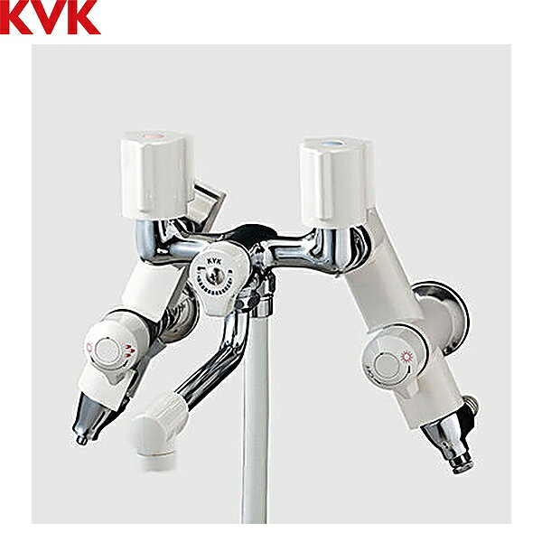 KVK ソーラー2ハンドルシャワー併用形(170mmパイプ付) KF30N2SL フレキシブルホースは別売りです。 パイプ長さ：170mm 一般地仕様KVK KF30N2SL