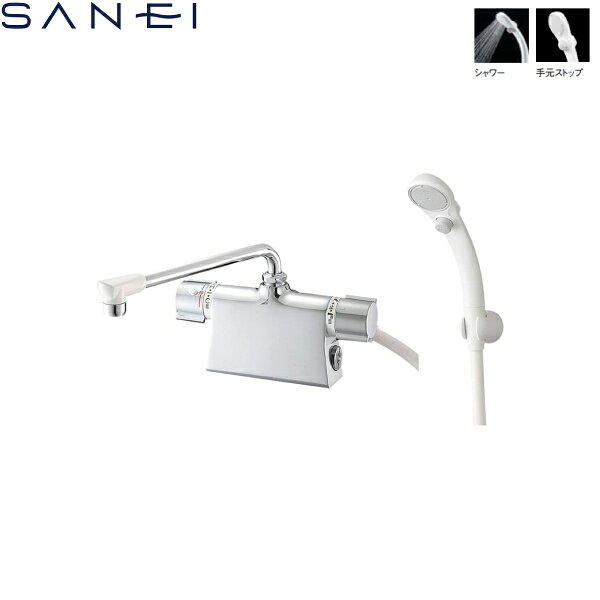 三栄水栓［SANEI］サーモデッキシャワー混合栓 SK785D-L-13 columnシリーズ 取付け芯ピッチ：102mmSANEI SK785D L 13