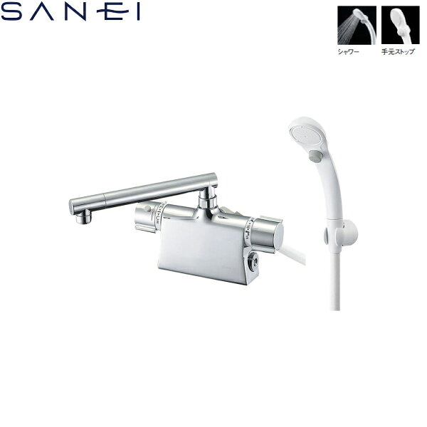 三栄水栓［SANEI］サーモデッキシャワー混合栓 SK785DT2-13 一般地仕様 columnシリーズ 取付け芯ピッチ：102mmSANEI SK785DT2 13