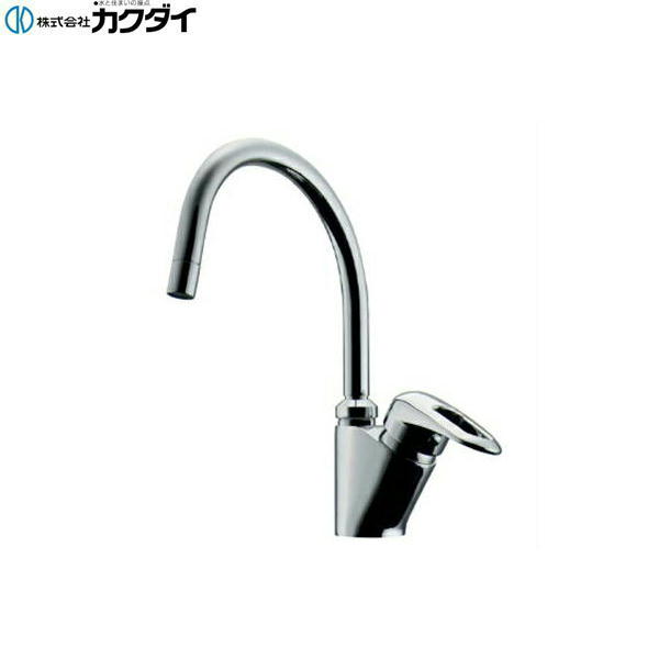 カクダイ[KAKUDAI]シングルレバー混合栓 183-136 逆止なし 取付穴径：35〜38mm・厚5〜35mm カートリッジ：101-999 パイプ：795-200 一般地・寒冷地共用KAKUDAI 183 136