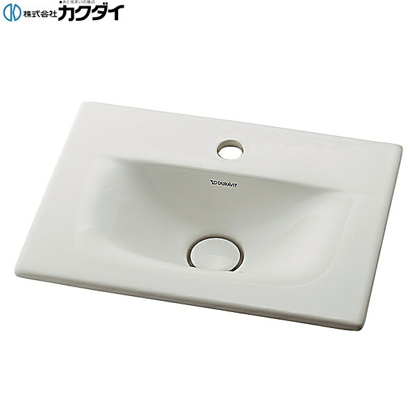 カクダイ [KAKUDAI] DU-0733450041 壁掛手洗器 ●質量8.5kg ●ボルト・プラグ付き ●専用排水金具・陶器製化粧キャップ付き 材質: 陶器製KAKUDAI DU 0733450041