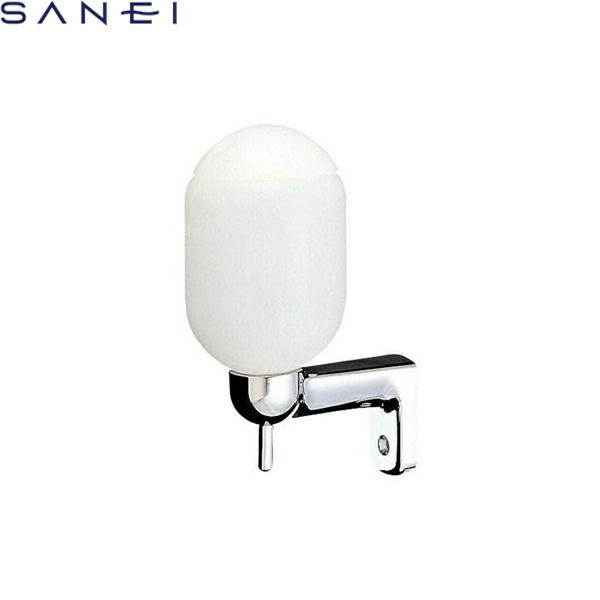 三栄水栓［SANEI］押上石ケン水容器 W101 壁付タイプ 押し上げ式 容積：約350cc ビス付 材質：ABS樹脂、ポリエチレンSANEI W101