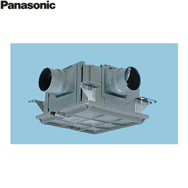 パナソニック[Panasonic]気調システム 小口径換気システム・セントラル換気ファン FY-15KC6A 適用パイプ：φ100mm セントラル換気ファン・ダクト・消音分岐チャンバー 排気用グリル・自然換気口で構成する第3種換気の 小口径...