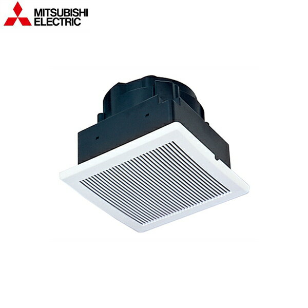 三菱電機［MITSUBISHI］換気扇 換気排熱ファン V-20MEX3 角穴据付タイプ 用途：居間・事務所・店舗 ボディ：プラスチック ファン：プラスチック グリル：プラスチック(ワンタッチ取付) 埋込寸法：260mm角 外形寸法(高さ×...