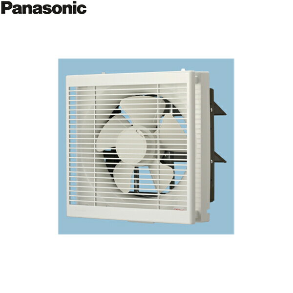 パナソニック[Panasonic]事務所用・居室用換気扇 ルーバーセット FY-20EE6/43 本体：FY-20EE6 ルーバー：FY-20R43(格子／ホワイト) インテリア形換気扇 遠隔操作式 排気・電気式シャッター 羽根径：20cm...