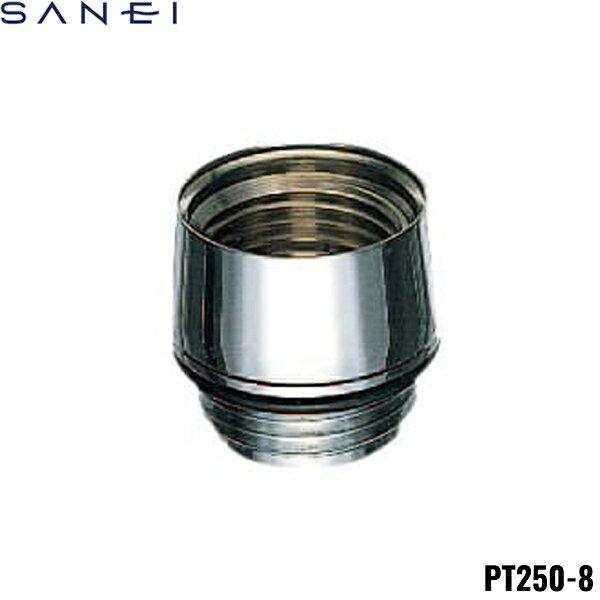 三栄水栓 [SANEI] シャワーヘッドアダプター PT250-8 MYM製シャワーホースにSANEI製シャワーヘッドを接続 材質：黄銅SANEI PT250 8