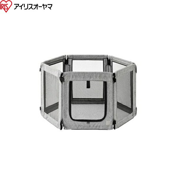 アイリスオーヤマ [IRISOHYAMA] 洗える折りたたみペットサークル AOPS-6P 商品サイズ(cm): 約98×90×60 折りたたみ時サイズ(cm): 約98×50×12 質量: 約3.2kg 材質: ポリエステル、ポリ塩化ビニ...