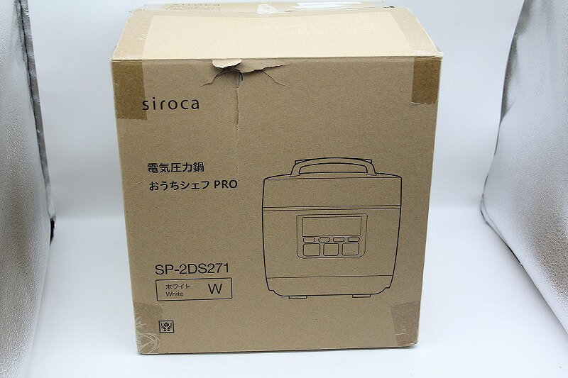 【ご注意】商品は店頭・他ネットショップでも販売しておりますので、ご注文をいただいても売り切れの場合がございます。ご了承ください。ブランド名シロカ siroca商品名圧力鍋　おうちシェフ PRO　1台9役　83種類オートメニュー SP-2DS...