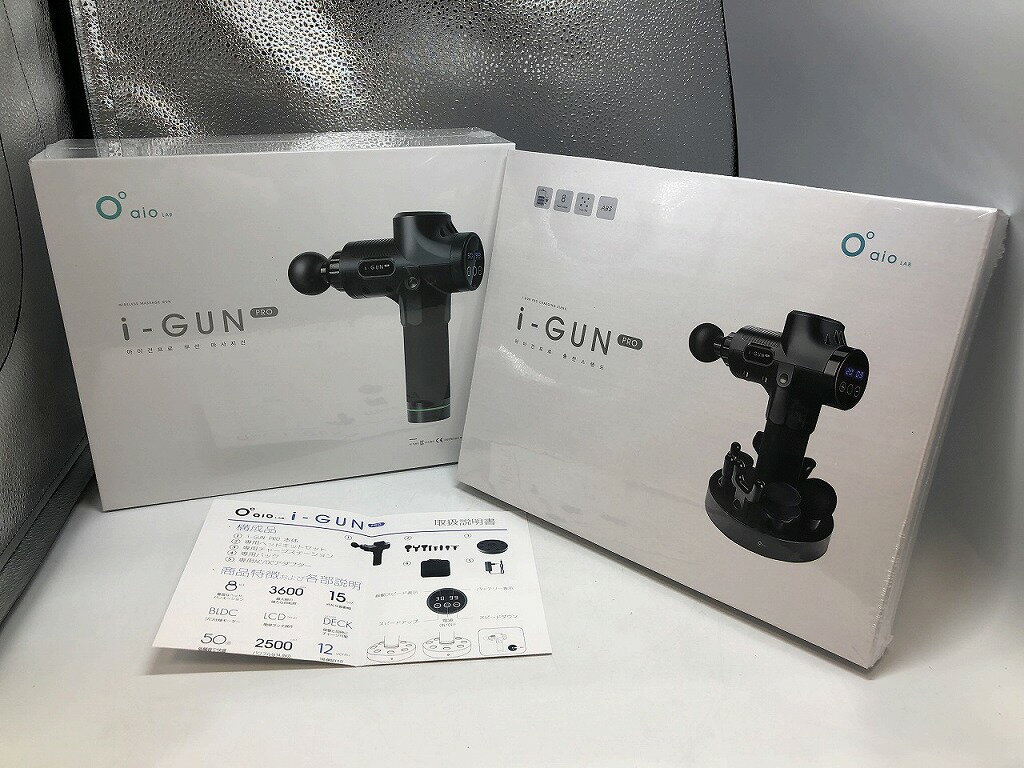 【ご注意】商品は店頭・他ネットショップでも販売しておりますので、ご注文をいただいても売り切れの場合がございます。ご了承ください。ブランド名アイオーラボ aioLAB商品名マッサージガン I-GUN PRO商品説明4つのヘッドで部位によって使...