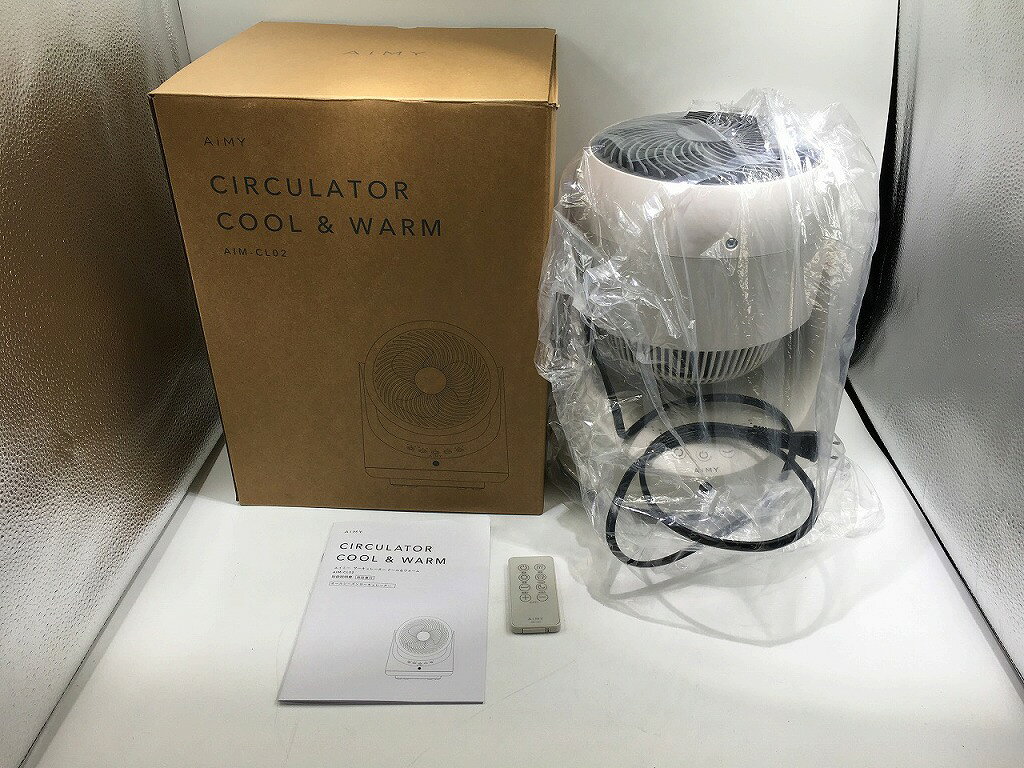【ご注意】商品は店頭・他ネットショップでも販売しておりますので、ご注文をいただいても売り切れの場合がございます。ご了承ください。ブランド名エイミー Aimy商品名オールシーズンサーキュレーター AIM-CL02商品説明温風・送風の2Way機...