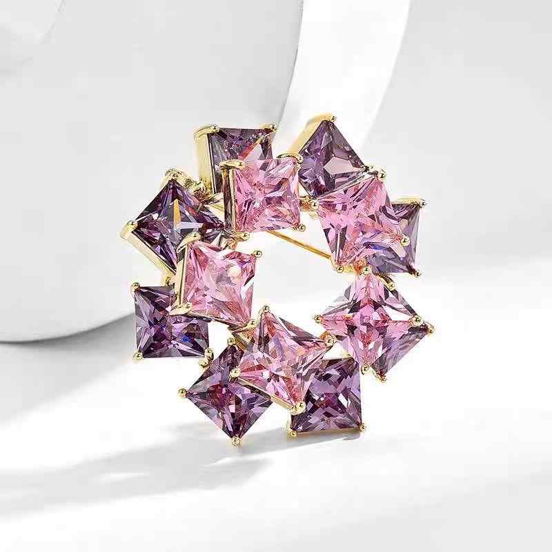 ・素材: 亜鉛合金・対象: 女性・デザイン: 幾何学模様・加工: 電鍍・カラー: スミレ色・モチーフ: 円、三角形、水玉、六角形、八角形、四角形、面取り四角・用途: 記念、装飾、贈答・スタイル: レトロ・スタイル分類: 文芸レトロ・カテゴリ...