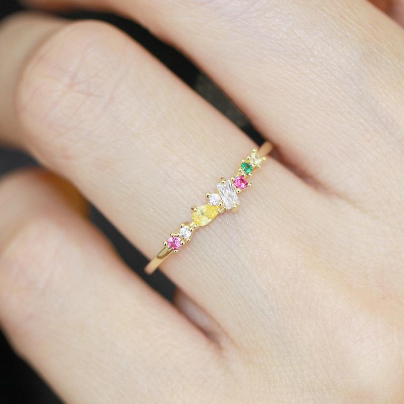 ・カテゴリ: リング、指輪・対象: レディース・カラー: ゴールド・サイズ: 16mm, 17mm, 18mm・スタイル: シンプル、ファッション通勤・デザイン要素: 幾何学、線