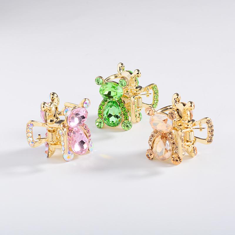 ・主な素材: 合金・加工: 電鍍・ヘアクリップ種類: スプリングクリップ・カラー展開: ピンク, グリーン, イエロー, グレー, パープル, オレンジ, ホワイト, ライトパープル, ライトブルー, カラフル, ブルー, レッド, オフホ...