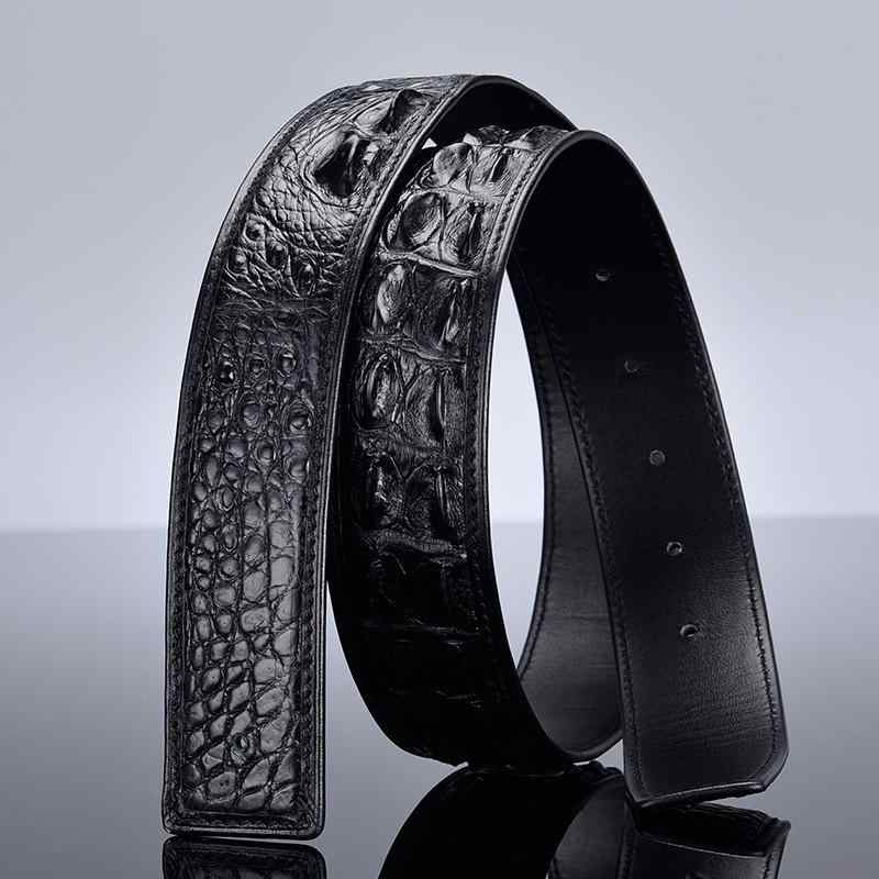 ・主要素材: クロコダイルレザー・カラー展開: ブラック、ブラウン・幅: 約2～4cm・長さ: 100cm、105cm、110cm、115cm、120cm、125cm・サイズ: 120cm・スタイル: 個性的・加工技術: エナメル加工、型押...