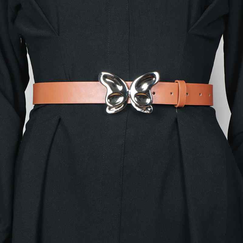 ・主な素材: 合成皮革・バックル素材: 合金・留め具タイプ: オートロックバックル・カラー展開: キャラメル、キャメル、ブラック、アプリコット、ホワイト・幅: 2～4cm・長さ: 103cm・スタイル: ベーシック・スタイルカテゴリ: ファ...