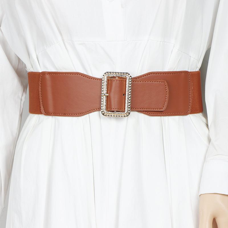 ・素材: フェイクレザー・ベルトバックル素材: 合金・留め具の種類: ピンバックル・カラー展開: キャメル、ブラック、アプリコット・幅: 4cm以上・スタイル: ベーシック、ファッション通勤・流行要素: 民族風、国風