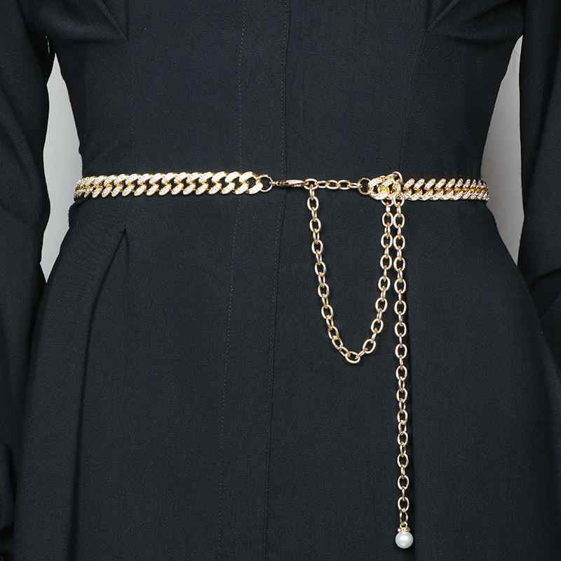 ・素材: 金属・バックル素材: 合金・留め具タイプ: ピンバックル・カラー展開: ゴールド、シルバー・幅: 2cm未満の細身・長さ: 105cm・スタイル: 幅広いスタイル・カテゴリ: ファッション通勤・流行要素: 民族風、中国風