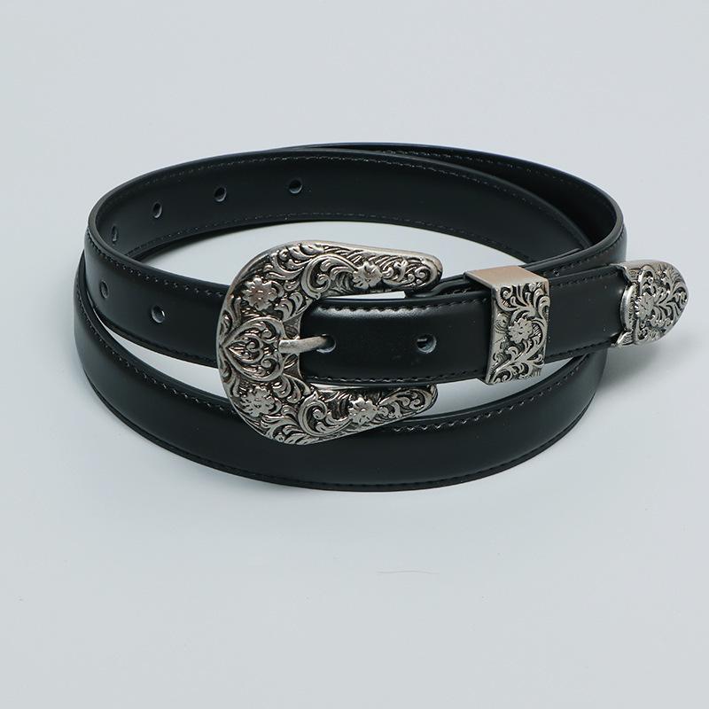 ・素材: 牛革（二層）・バックル素材: 合金・留め具: ピンバックル・カラー展開: コーヒー、ブラック、キャラメル、ライトカーキ・幅: 約2～4cm・長さ: 107cm・スタイル: ベーシック・テイスト: ファッション通勤・デザイン: エス...