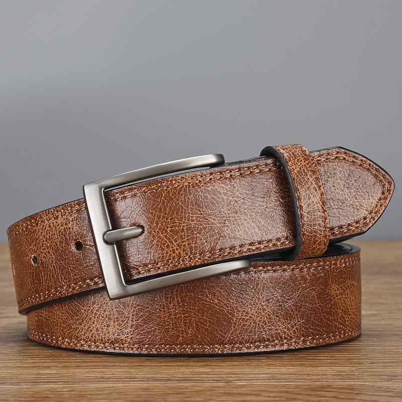 ・素材: PUレザー・バックル素材: 合金・留め具方式: ピンバックル・流行要素: 不規則・カラー展開: ブラック、ダークブルー、ダークブラウン、イエローブラウン・幅: 約2〜4cm・長さ: 105cm、115cm、125cm・スタイル: ...