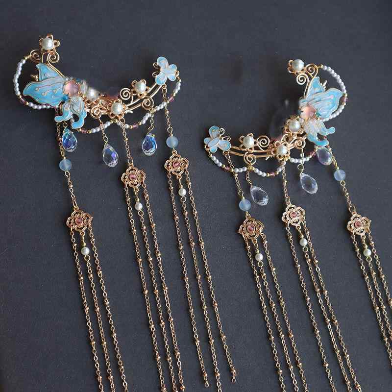 ・主な素材: 合金・スタイル: 宮廷風・テイスト: 清新で甘め・カテゴリ: ヘッドアクセサリー