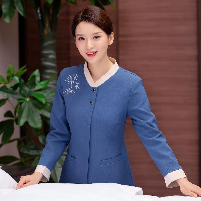 ・カテゴリ: アウター・用途: 清掃作業服・性別: 男女兼用・機能: 吸湿速乾・主な素材: 綿30%、ポリエステル70%・着用シーン: 通勤・対象年齢: 25-29歳・カラー展開: グレー、ブルー、オフホワイト・サイズ展開: L、XL、XX...