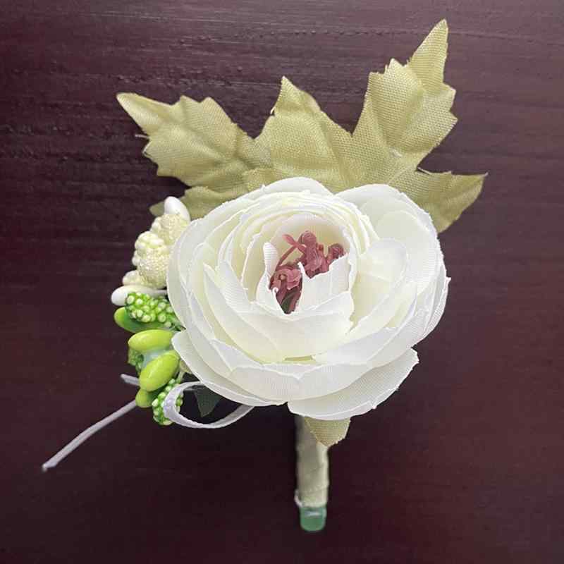 ・素材: 造花・用途: 結婚式・色: ホワイトカメリア・スタイル: ヨーロピアン