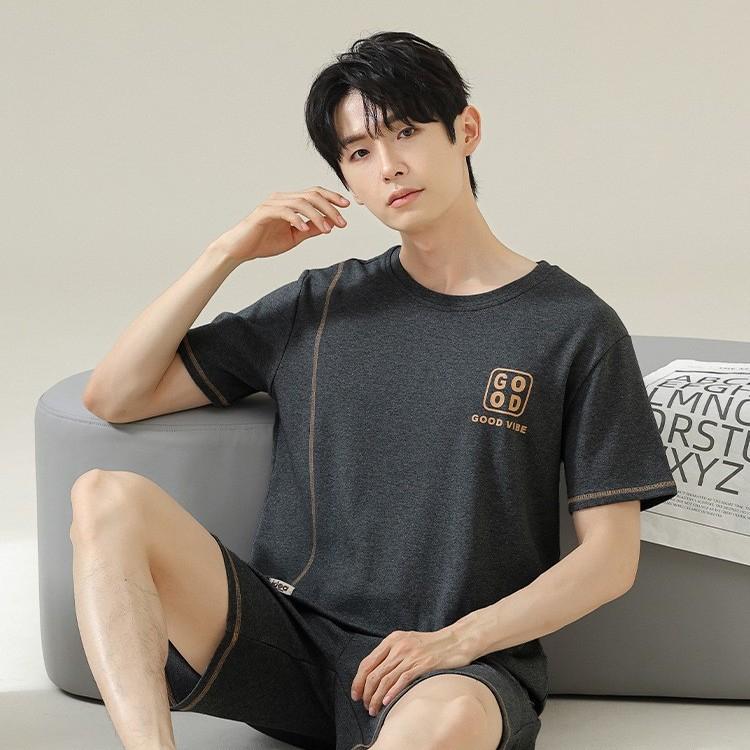 ・カテゴリ: セット・主な素材: 綿90-95%・スタイル: 上質感・厚さ: 薄手・ネックライン: クルーネック・袖丈: 半袖・丈: ショートパンツ・機能: リラックス、部屋着、外出可能・シーン: アウトドア、ホームウェア・サイズ展開: L...