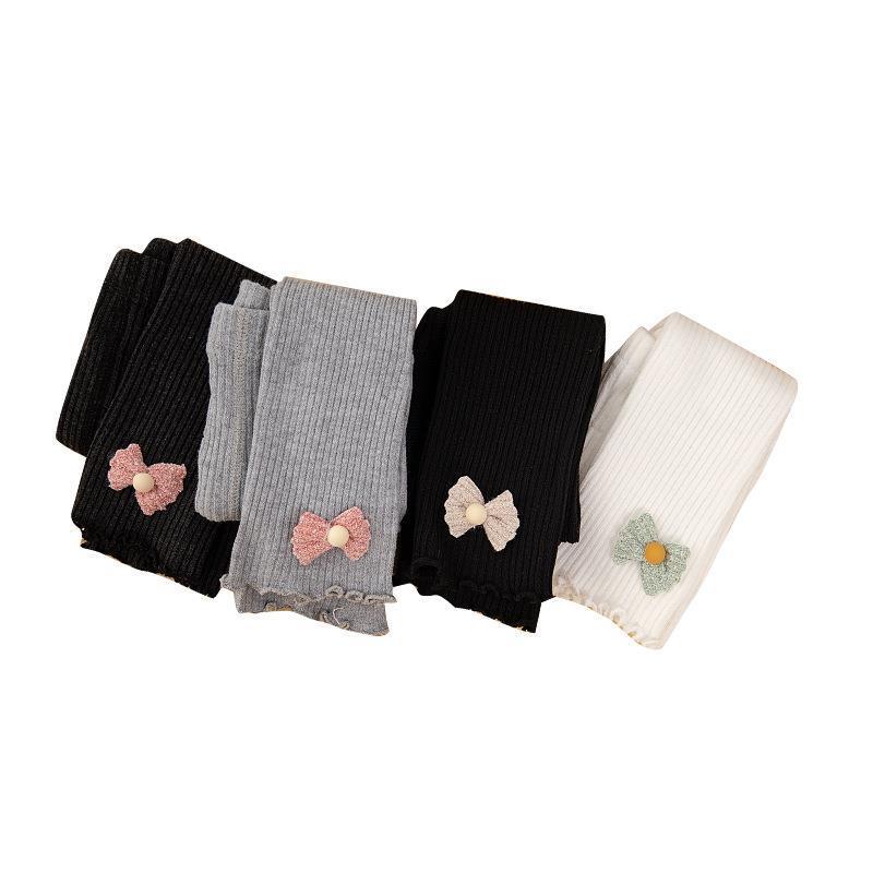 ・スタイル: 韓国風・主な素材: 綿85%・パンツ丈: ロング・性別: 女の子・対象年齢: 1〜3歳 (80〜100cm)・タイプ: レギンス・生地加工: 柔軟加工・柄: 無地・デザイン要素: キュート、リボン・ウエスト: ハイウエスト・ウ...