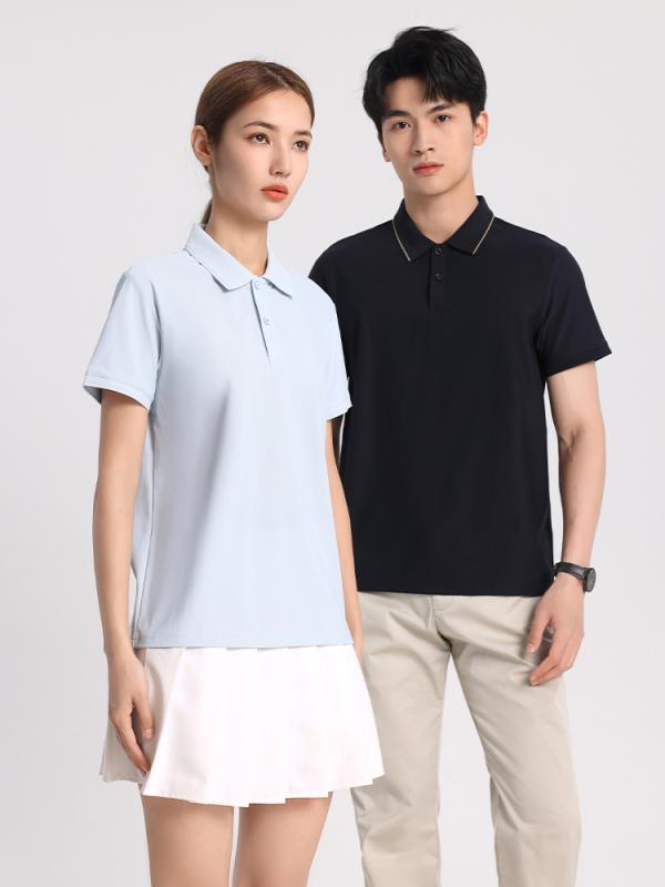 ・カテゴリ: POLOシャツ・柄: 無地・スタイル: スポーツレジャー・ネックライン: POLO領・袖丈: 半袖・主な素材: ナイロン90%、スパンデックス10%・カラー展開: ネイビー、ホワイト、ブラウン、ダークグリーン、ライトブルー・サ...