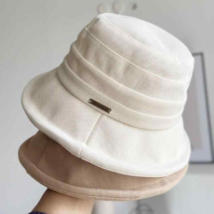 ・カテゴリ: 遮陽帽・帽頂スタイル: ラウンドトップ・つばスタイル: ワイドブリム・カラー展開: アイボリー、キャメル、ブラック・サイズ展開: フリーサイズ (頭囲55-57cm対応)・機能: UVカット、通気性、日よけ・スタイル: ビジネ...