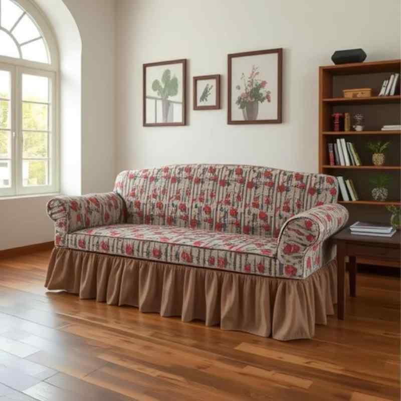 ・素材: ポリエステル・カテゴリ: ソファカバー・柄: 植物花柄・対応ソファタイプ: 3人掛け・カラー: レトロプリントスカート・サイズ展開: 1人掛け、2人掛け、3人掛け、L字型、1+2+3セット、1+1+2+3セット・スタイル: ヨーロ...