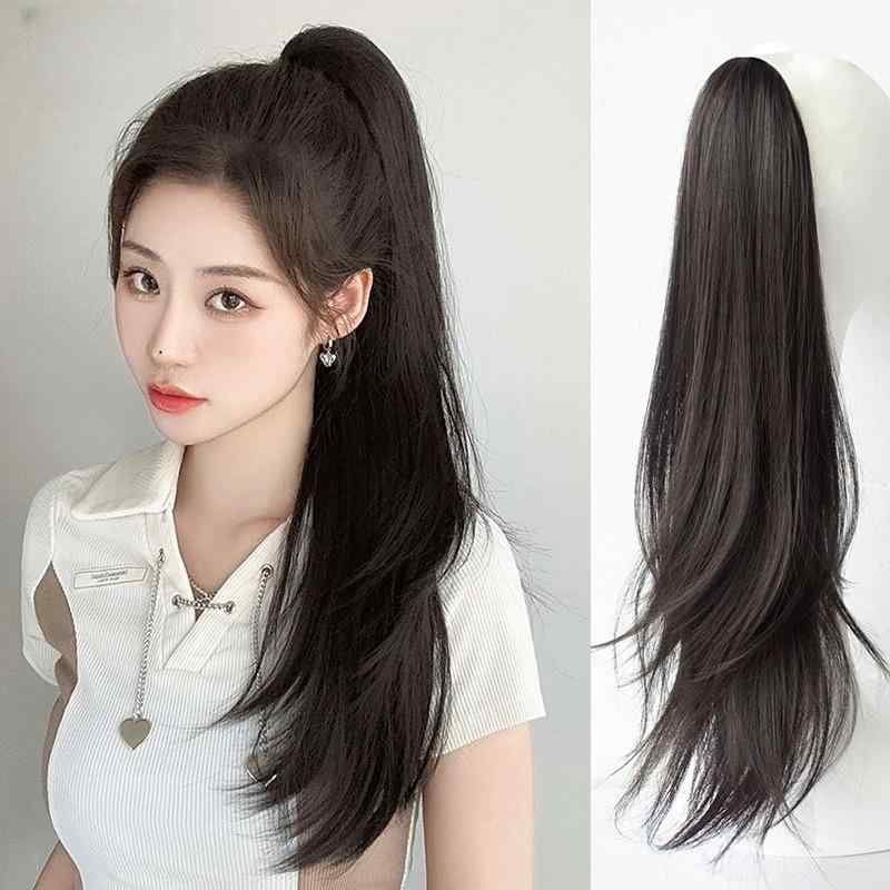 ・ポニーテールスタイル: ヘアバンド・対象: 女性・加工方法: 機械式・髪の素材: 耐熱ファイバー・適用肌色: どんな肌色にも・適用顔型: どんな顔型にも・カラー展開: ブラウンブラック、ナチュラルブラック、ダークブラウン、ライトブラウン・...