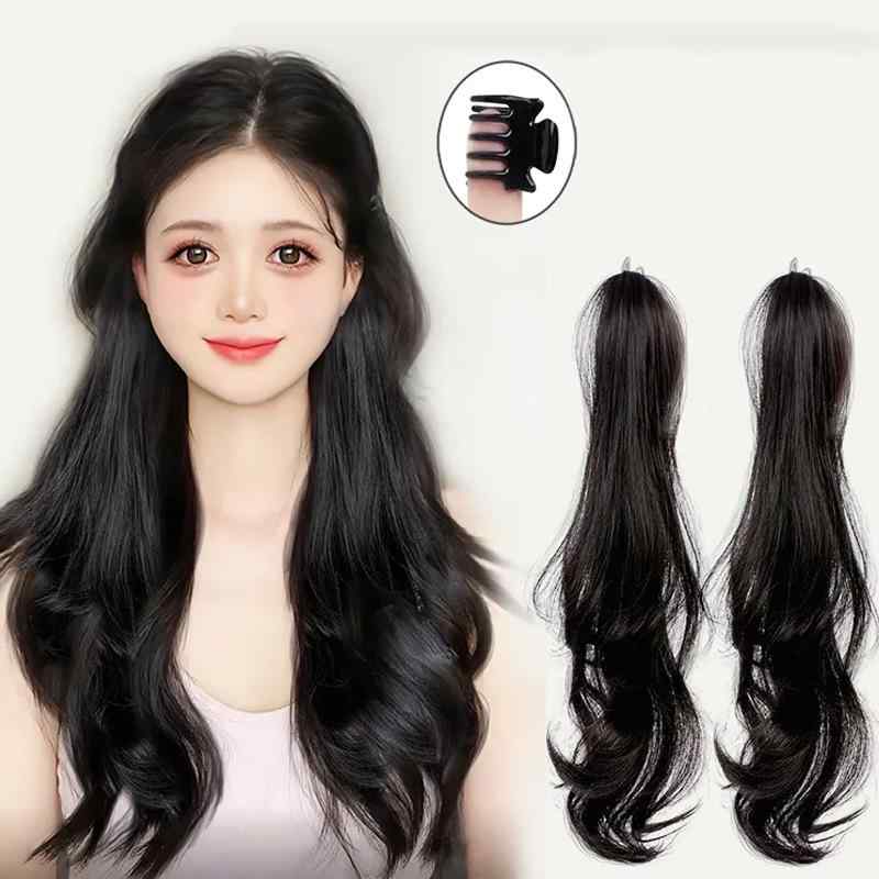 ・ポニーテールスタイル: ヘア束・モデル: クリップ式ポニーテール・対象: 女性・加工方法: 機械製造・ヘア素材: 高温耐熱ファイバー・肌色: 自然な肌色・顔型: 全ての顔型・カラー: 自然な黒、落ち着いたブラウン、明るいブラウン、ダークブ...