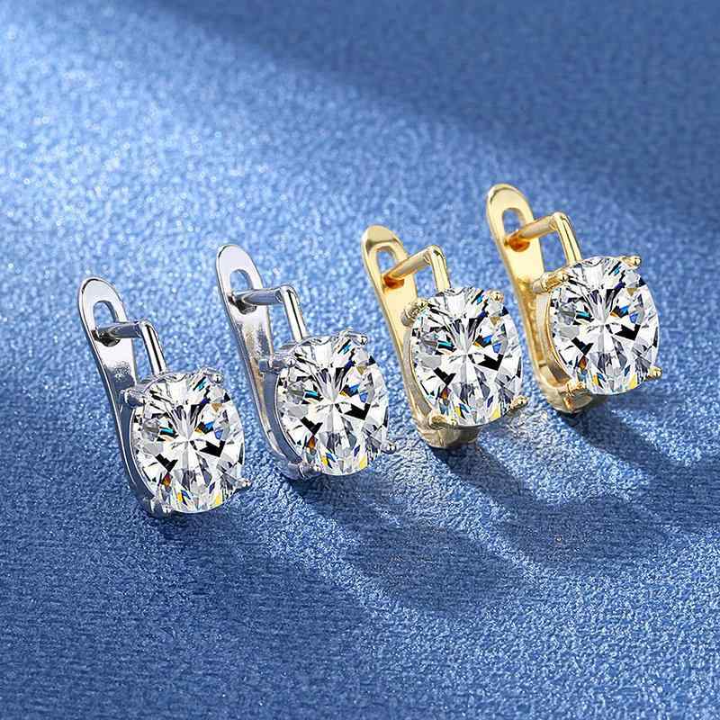 ・カテゴリ: 耳飾り・形状: U字型・素材: 銅・処理技術: 電気メッキ・カラー展開: プラチナ、18Kゴールド・デザイン: 丸型、楕円、ドット、幾何学・スタイル: 欧米、ファッション通勤・ターゲット: レディース