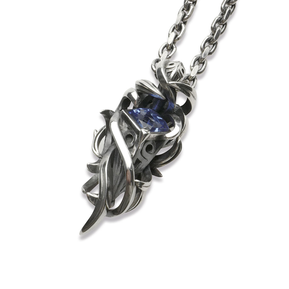 エムズコレクション商品一覧はコチラ【品名】エムズコレクション テンタクルス ラーヴァ ペンダント ネックレス 45cm ブルークォーツ アズキチェーン シルバー925 メンズ ブランドテンタクルス ラーヴァペンダント。幼虫を現すラーヴァ。数...