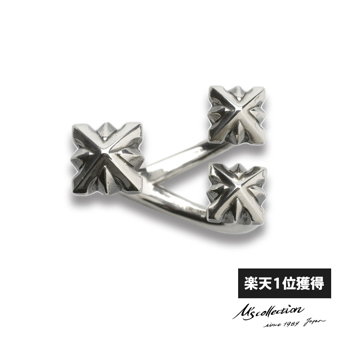 エムズコレクション商品一覧はコチラエムズコレクション 3 スタッズ ダブル リング シルバー925 指輪 15号〜23号 メンズ ブランドエムズコレクション 7 スタッズ フリー リング シルバー925 指輪 15号〜23号 メンズ ブラン...