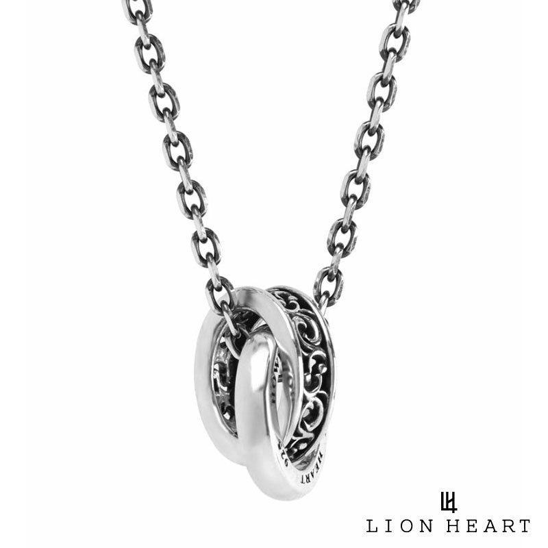 ライオンハート 有料 ピアス専用 ギフトボックス サイズSライオンハート 有料 ギフトボックス サイズL【品名】ライオンハート ゴーティーシャイン ダブルリング ネックレス シルバー925 メンズ ブランド LION HEARTメンズシルバ...