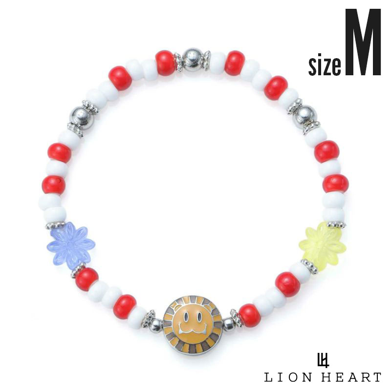 ライオンハート LEO ビーズ ブレスレット ビーズ用ゴムタイプ マルチ Sサイズライオンハート LEO ビーズ ブレスレット ビーズ用ゴムタイプ マルチ Mサイズライオンハート LEO ビーズ ブレスレット ビーズ用ゴムタイプ ブラック ...