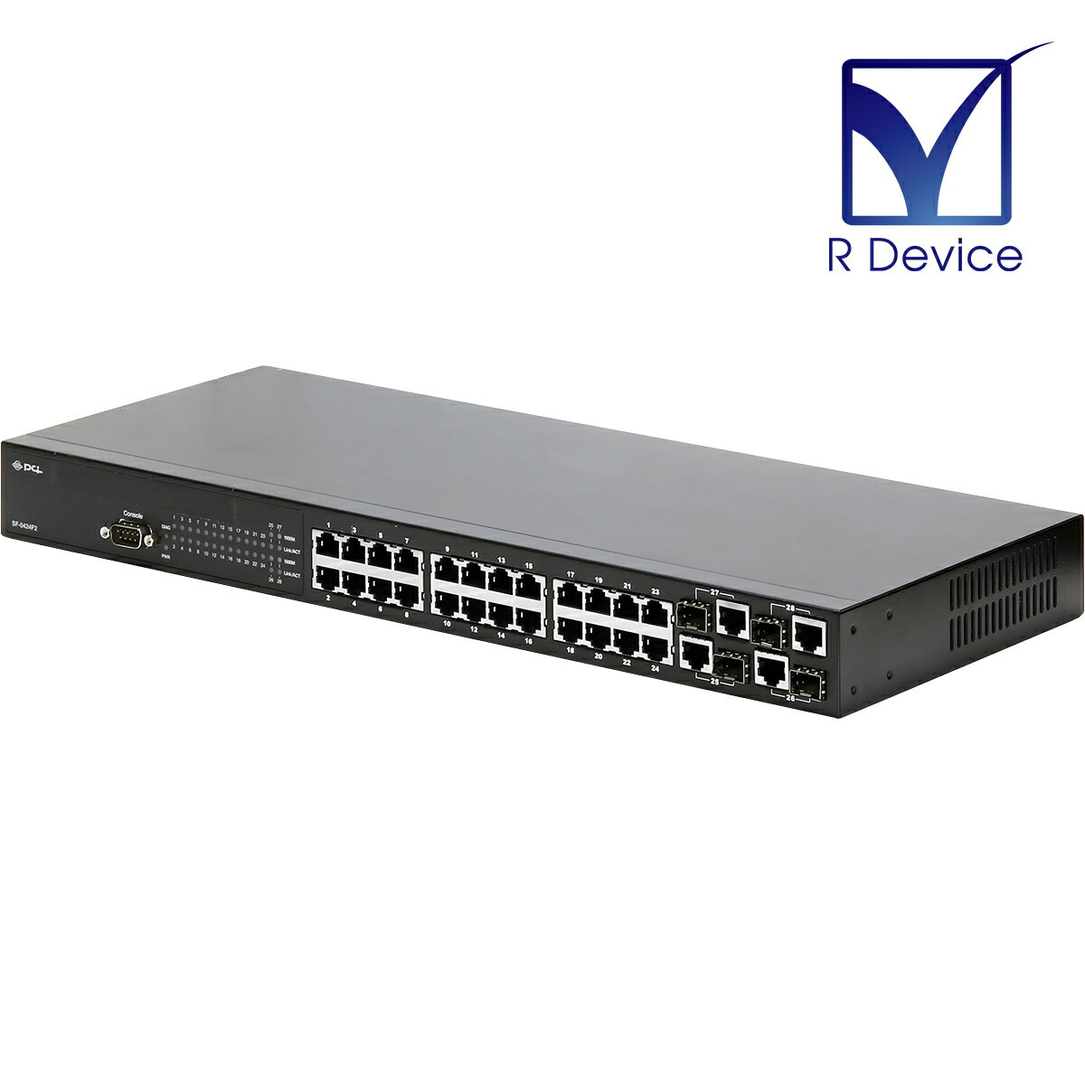 商品概要 PLANEX COMMUNICATIONS - SF-0424F2 ギガビット対応 24ポート 10/100M インテリジェントスイッチ 初期化済 商品特徴 「SF-0424F2」は、コンボポートを4ポート搭載し、光ファイバーを用...