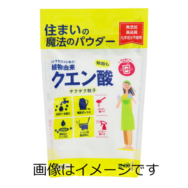 製品特長 クエン酸は、レモンに含まれる酸味の成分でお酢のような臭いがありません。 食品として利用できる他、キッチンでの除菌や、トイレのアンモニア臭やタバコの臭いの消臭にも効果的です。 酸性のクエン酸は水あかのようなアルカリ性の汚れに浸透し落...