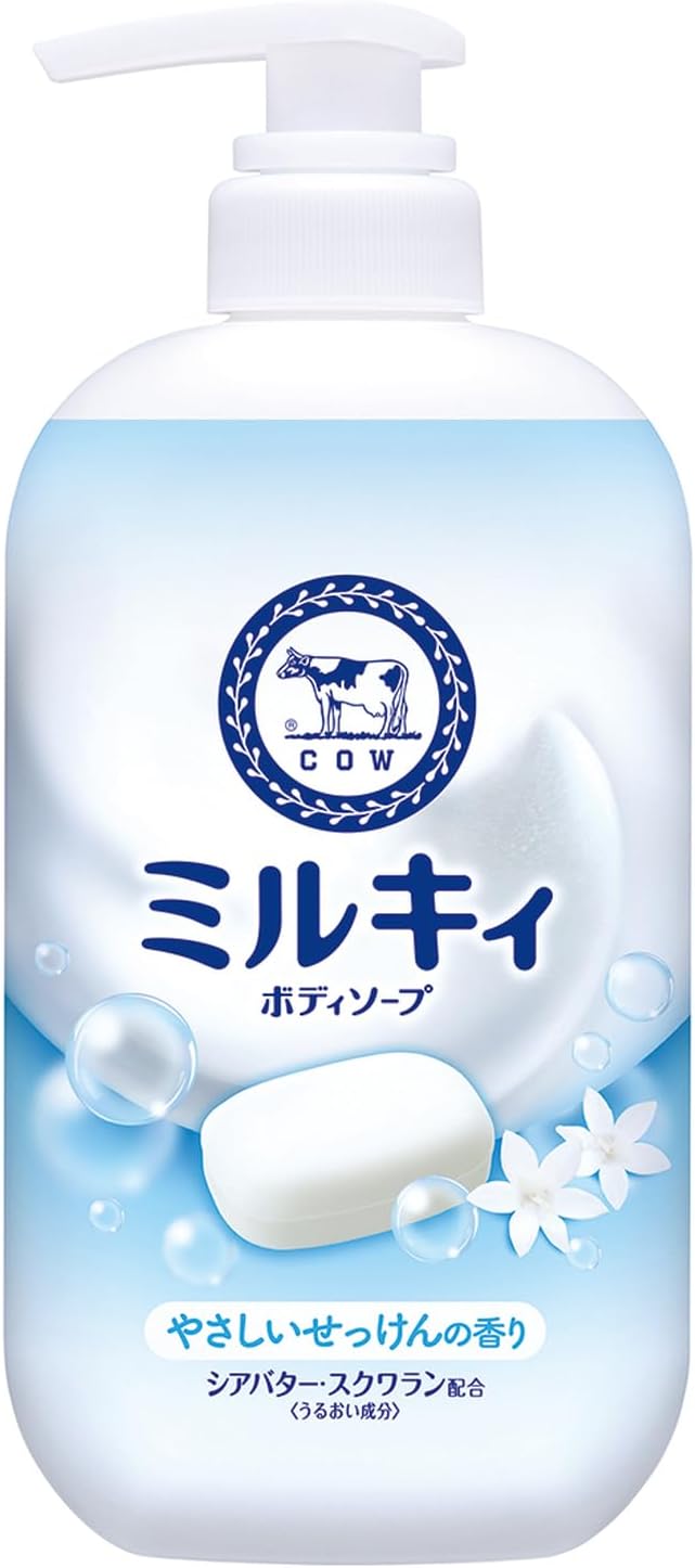 商品説明 ●110年以上やさしさにこだわってきた牛乳石鹸のやさしいせっけんの香りのボディソープ。 ●クリーミィな泡で肌のうるおいを守り、すべすべ肌に。 ●赤ちゃんから大人まで家族みんな心地よく使えます。 ●シアバター・スクワラン（うるおい成...