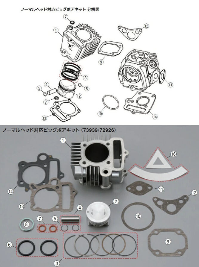 ■商品概要【対象画像：4(ノーマルヘッド)】【対象画像：15(ハイパーヘッド)】【対象画像：1、2(ダイナヘッド)】使用個数：1■適合車種&ensp;&ensp;&ensp;備考: DOHC&ensp;&ensp;&ensp;備考: NOR...