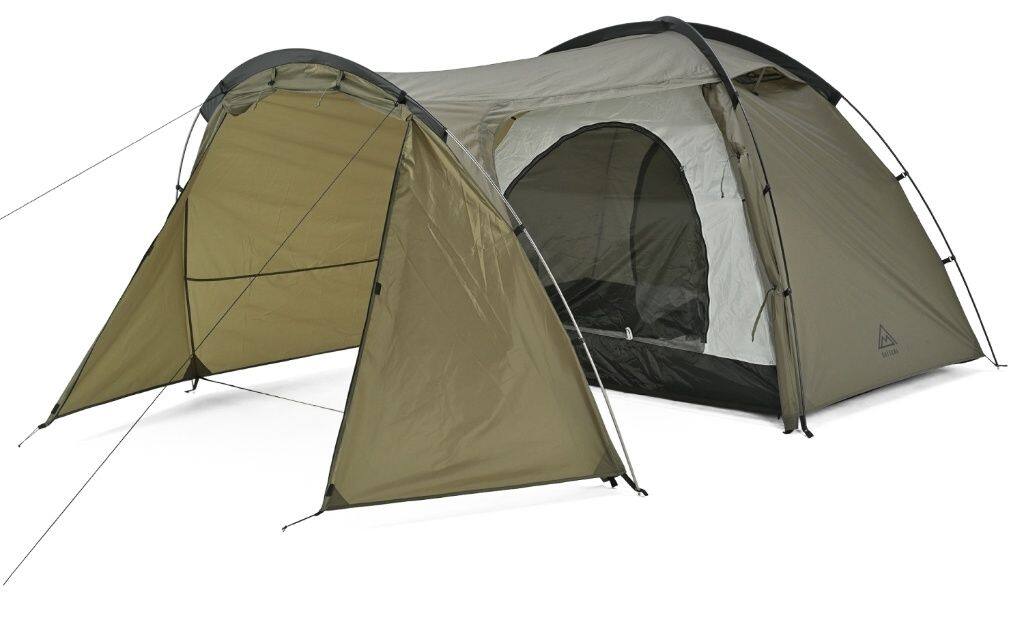 ■商品概要カラー：フォレストカーキ重量：約4.2kg収納サイズ：48×Φ24(cm)本体サイズ：370×230×140(cm)インナーサイズ：130×210(cm)【素材】フライシート：68Dリップストップポリエステル／PU(初期耐水圧30...