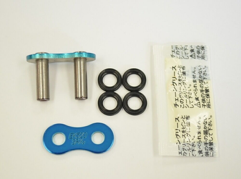 ■商品概要カラー：ブルーサイズ：520適合チェーン：520SRX2(AB/NP)タイプ：カシメジョイント(MLJ)　※画像はイメージです。■適合車種&ensp;&ensp;&ensp;備考: 汎用