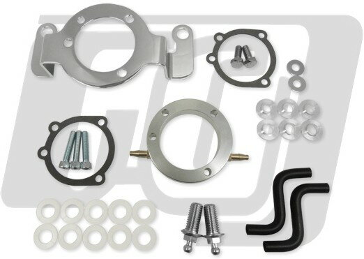 ■詳細説明ブローバイガス循環タイプのブリーザーキットです。純正CVキャブ車、またはインジェクション車に社外エアクリーナーを取り付けた際にそのバックプレートがキャブレターの押さえとして機能しない場合に必要となります。■注意点※車種、年式にあっ...